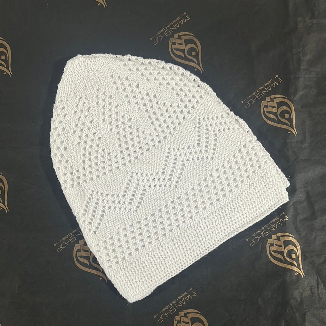 Islamic Muslim Knitting Kufi Topi Prayer Hat Crochet – IMAAN Shop