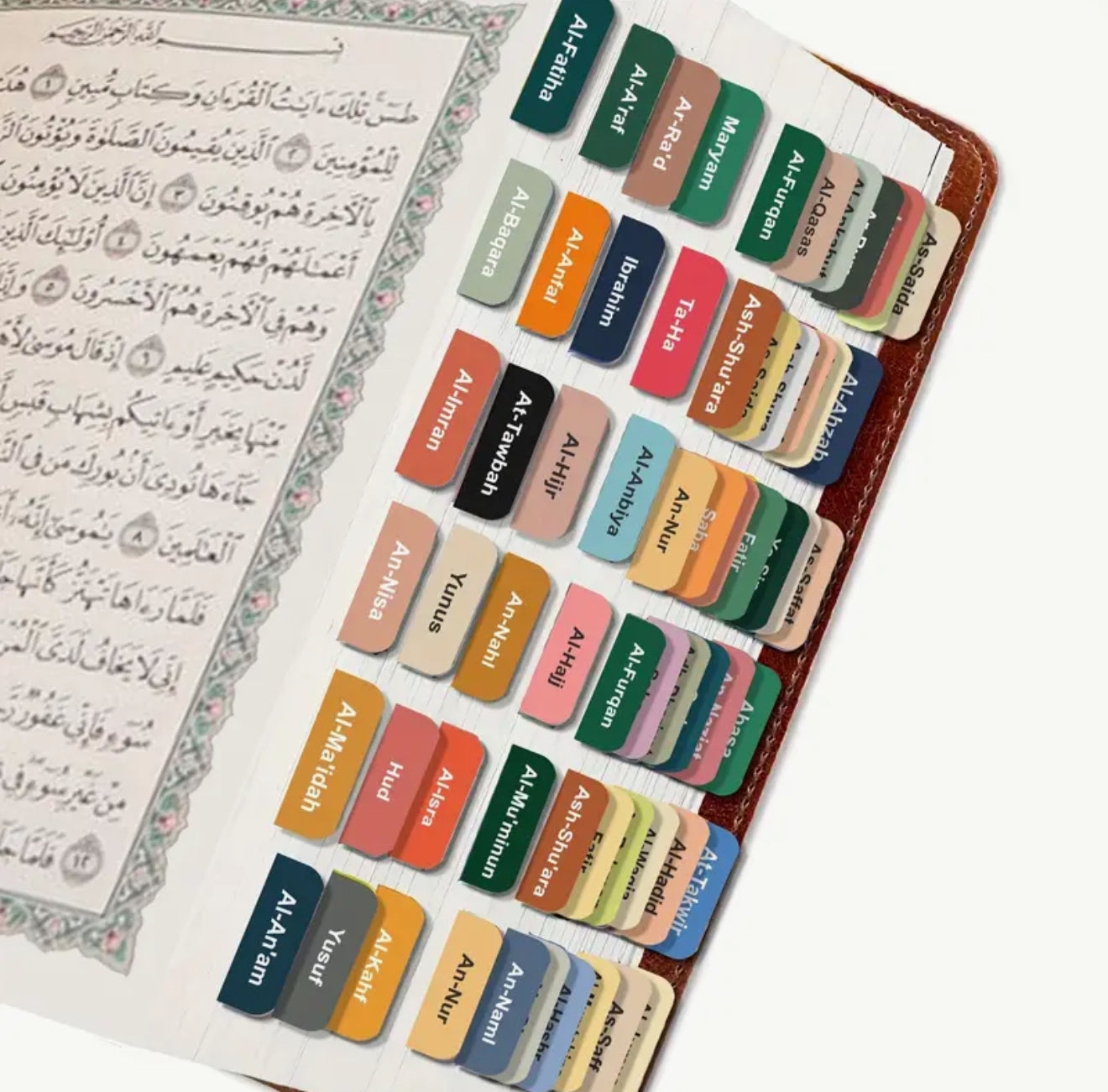 Quran Index Tabs (Self Adhesive) – IMAAN Shop