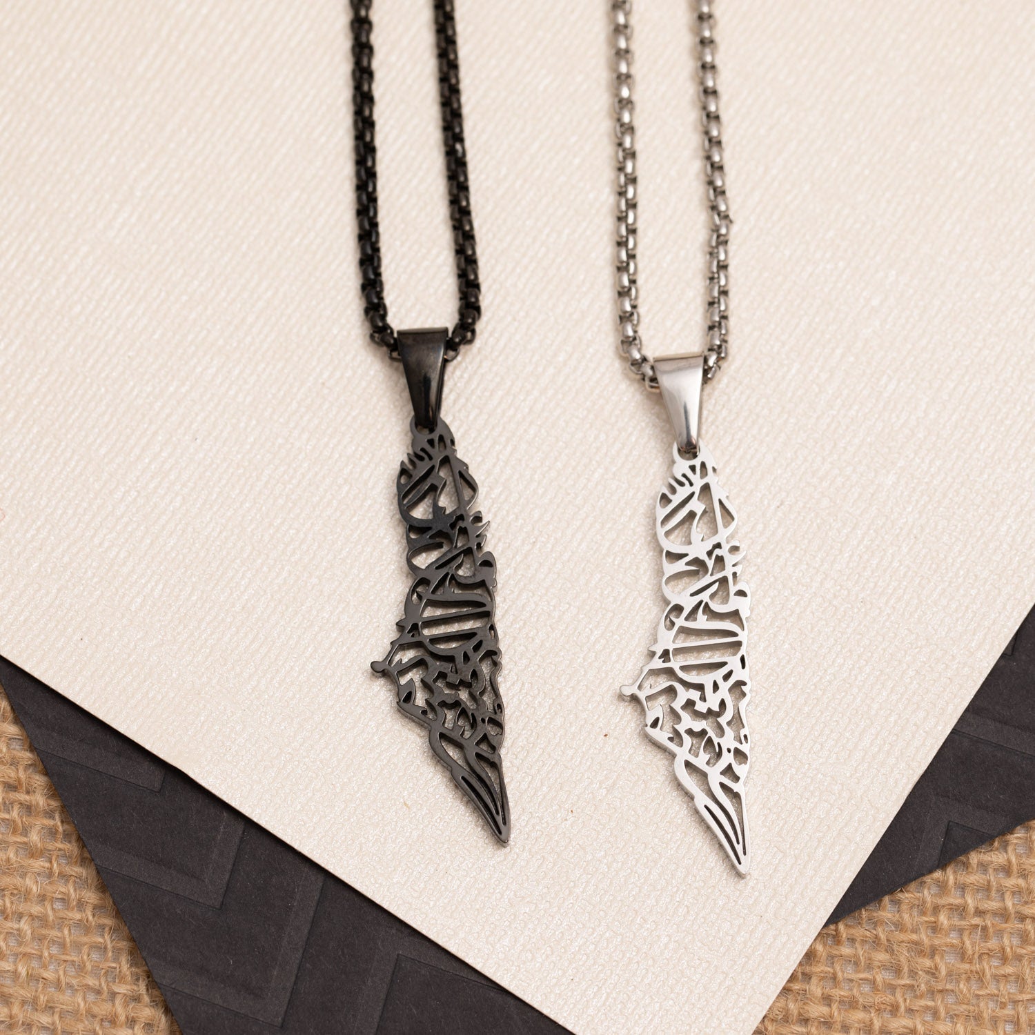 Palestine Map Necklace | Mens – IMAAN Shop